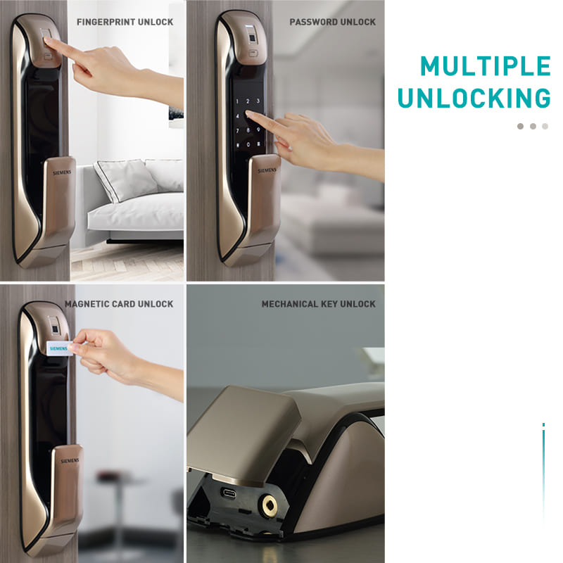 SIEMENS Digital Lock C627, the smart PUSH PULL doorlock – Captain